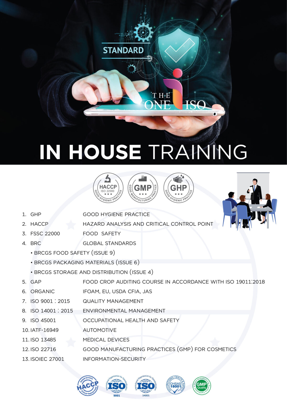 In-house training – theoneiso.co.th ที่ปรึกษาระบบมาตราฐานสากล